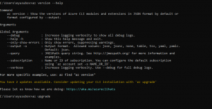 How to check and update Azure CLI version on your workstation? – Cloud ...