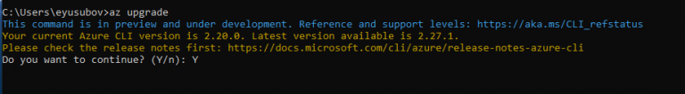 How to check and update Azure CLI version on your workstation? – Cloud ...