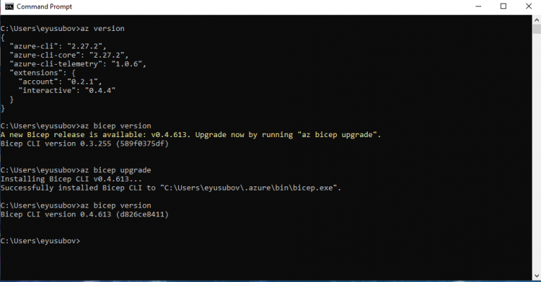 How to check and update Azure CLI version on your workstation? – Cloud Marathoner's Journey